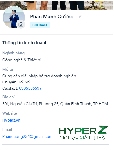 Zalo ZBusiness là gì? Làm sao để đăng ký Zalo ZBusiness? - HyperZ Digital - Dịch vụ Marketing ...
